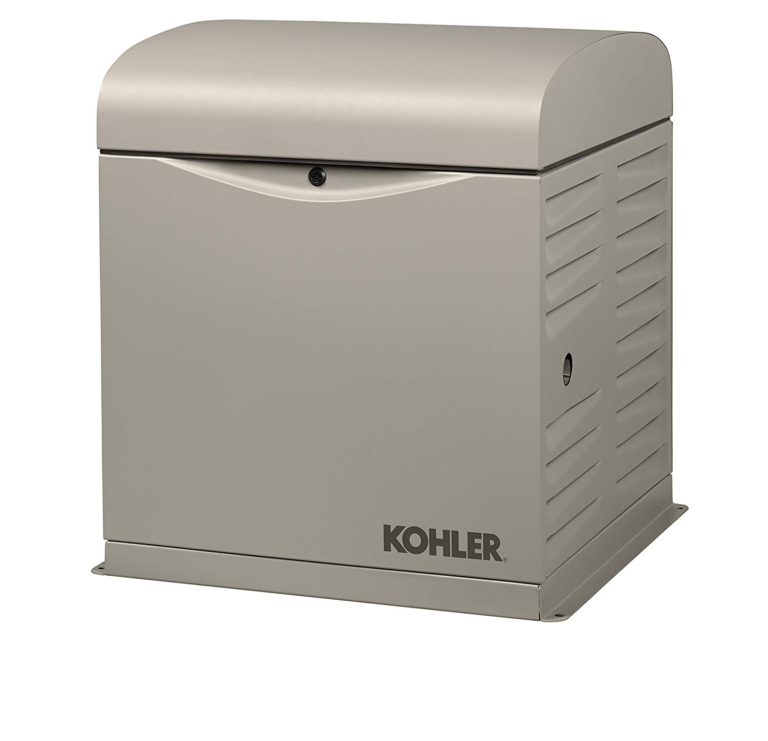 Kohler 8kW Air Cooled Dual Fuel 120/240V Generator w/ Steel Encl and ...