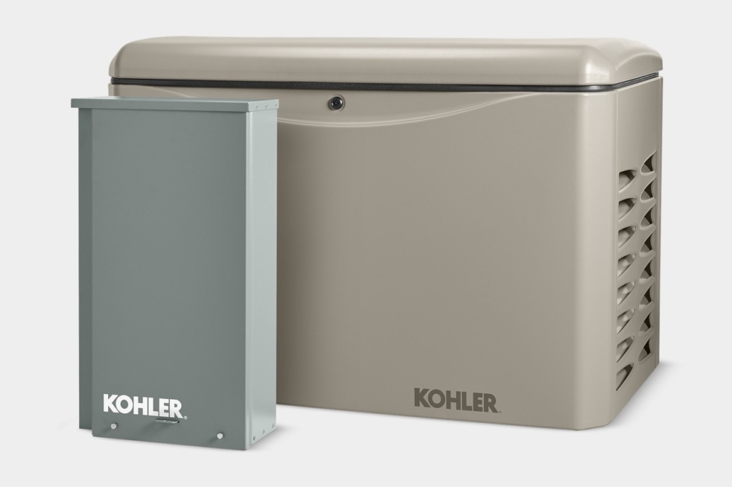 Kohler 20kW Air Cooled Dual Fuel 120/240V 1PH Generator w/ Al Encl ...